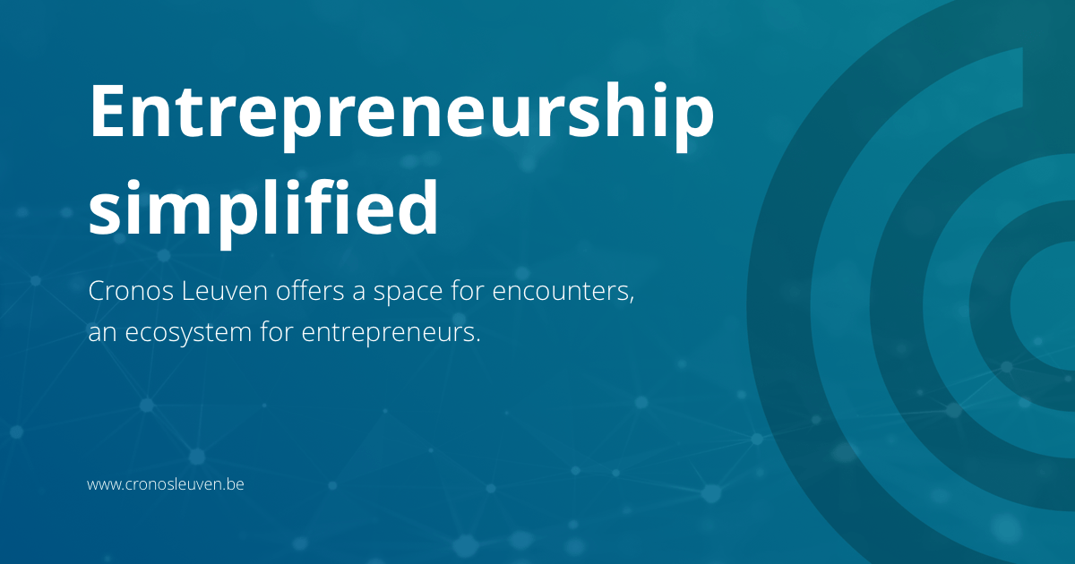 Entrepreneurship simplified | Cronos Leuven